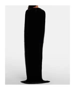 Roland Mouret Caped Embellished Velvet Gown