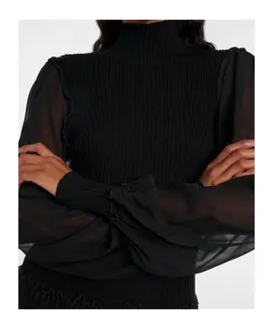 FRAME Ribbed Knit Dress