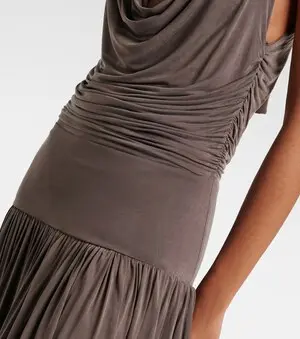 AYA MUSE Alyve Draped Halterneck Maxi Dress