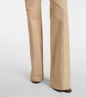 JOSEPH Tafira Gabardine Wide-leg Pants