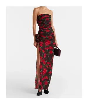 Magda Butrym Floral Pleated Dress