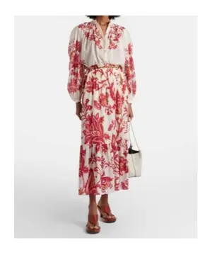 Etro Floral Cotton Voile Blouse