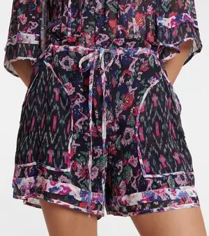 Isabel Marant Étoile Riolmy Printed Georgette Shorts