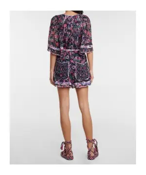 Isabel Marant Étoile Riolmy Printed Georgette Shorts