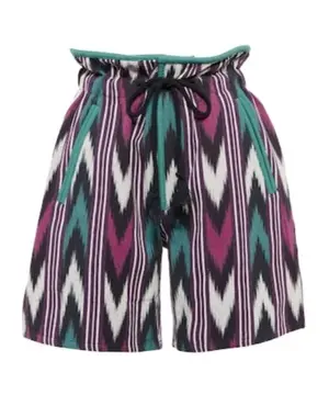Isabel Marant Étoile Linima Cotton Paperbag Shorts - Multicolor