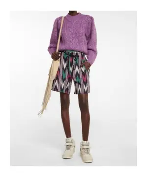 Isabel Marant Étoile Linima Cotton Paperbag Shorts