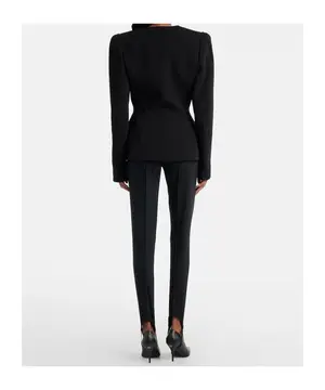 MUGLER Wool-blend Stirrup Leggings