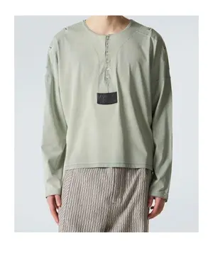 KIKO KOSTADINOV Sargo Cotton Henley Shirt