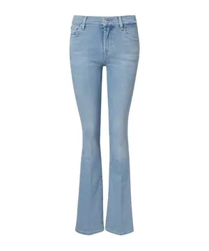 7 For All Mankind Logo Bootcut Jeans - Blue