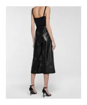Altuzarra High-waisted Leather Casual Pants