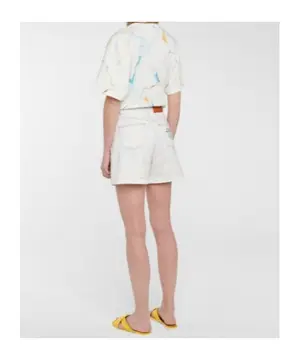 Stella McCartney Denim Shorts With Stitching Details