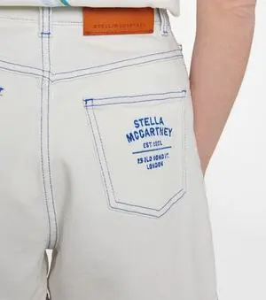 Stella McCartney Denim Shorts With Stitching Details