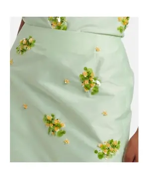 SHUSHU/TONG Sequined Midi Skirt