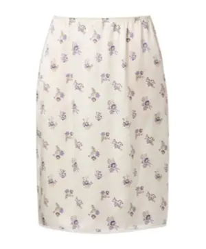 Dorothee Schumacher Shiny Daydream Silk Satin Midi Skirt - White