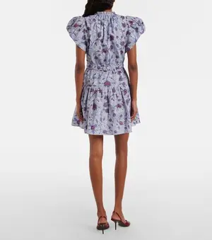 Ulla Johnson Izel Floral Cotton Minidress