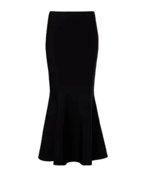 Roland Mouret Knitted Midi Skirt - Black