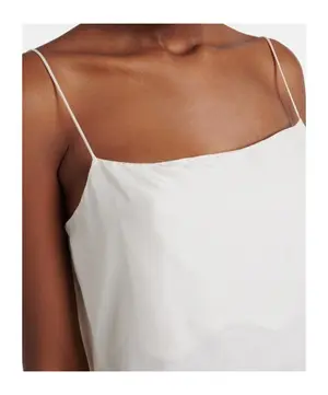 Dorothee Schumacher Lace-trimmed Silk Top