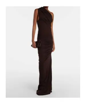 ENTIRE STUDIOS One-shoulder Cotton-blend Jersey Gown
