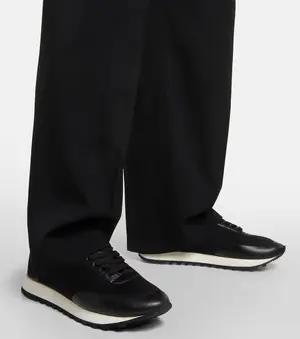 THE ROW Round-toe Low-top Sneakers
