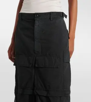 Balenciaga Cotton-blend Ripstop Cargo Skirt