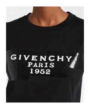 Givenchy Distressed Printed Cotton Jersey T-shirt
