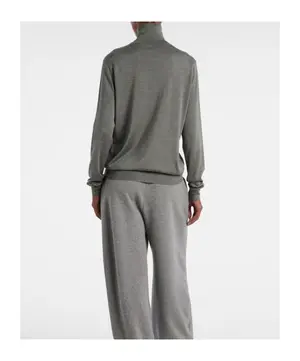 THE ROW High-neck Long-sleeved Sweater