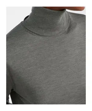 THE ROW High-neck Long-sleeved Sweater