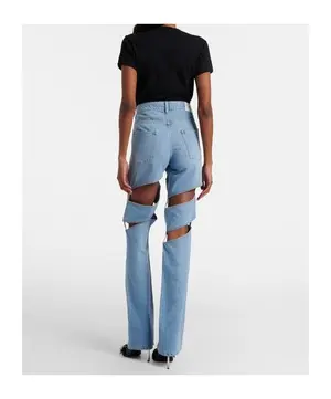 Coperni Spiral Wide-leg Jeans