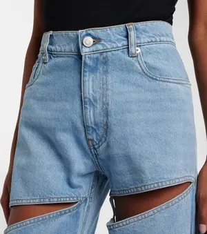 Coperni Spiral Wide-leg Jeans