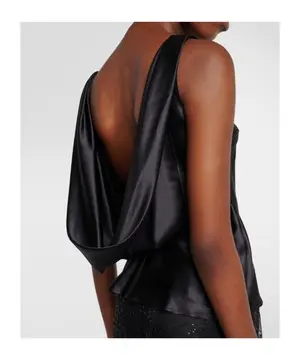 Nina Ricci Silk-blend Satin Top