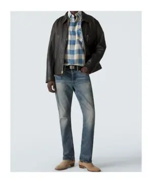 Ralph Lauren Distressed Straight Jeans