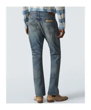 Ralph Lauren Distressed Straight Jeans