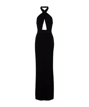 NILI LOTAN Lita Halter Neck Dress