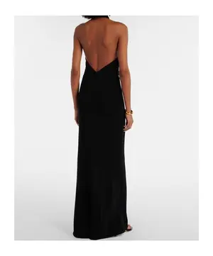 NILI LOTAN Lita Halter Neck Dress