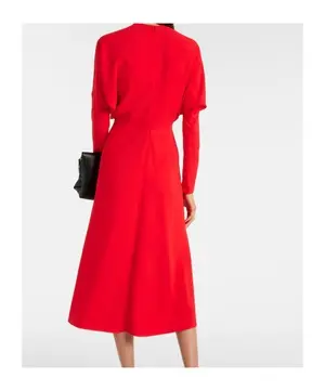 Victoria Beckham Dolman Midi Dress - Red