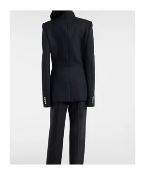 Khaite Samuel Chalk Stripe Wool-blend Jacket