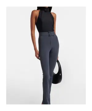 COURREGES Buckle-detail Crepé Bodysuit