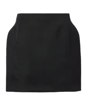 Balenciaga Wool Gabardine Miniskirt