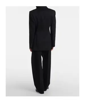 Givenchy Double-breasted Satin-trimmed Wool Blazer
