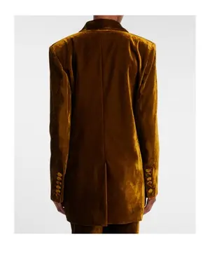 Nina Ricci Double-breasted Velvet Blazer