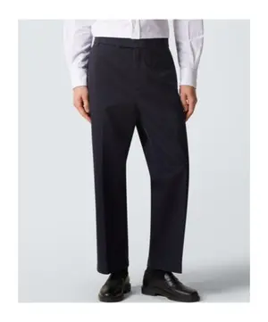 Thom Browne Cotton Twill Straight Pants