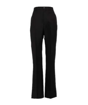 Balenciaga High-rise Virgin Wool Pants - Black