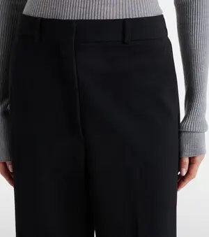 Sportmax Crêpe Wide-leg Pants