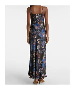 Farm Rio Snakes Bouquet Maxi Dress
