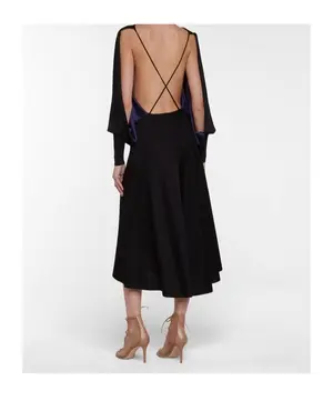 Victoria Beckham Stretch Knit Midi Dress