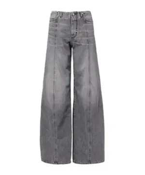 Sportmax Wide-leg Jeans - Gray