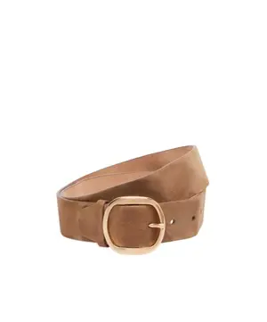 Gabriela Hearst Elster Suede Belt - Brown