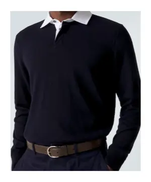 Dunhill Collared Long-sleeved Sweatshirt