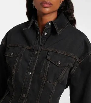 Wardrobe.NYC Denim Jacket With Nipped Waist