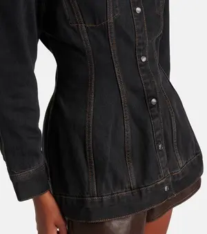 Wardrobe.NYC Denim Jacket With Nipped Waist